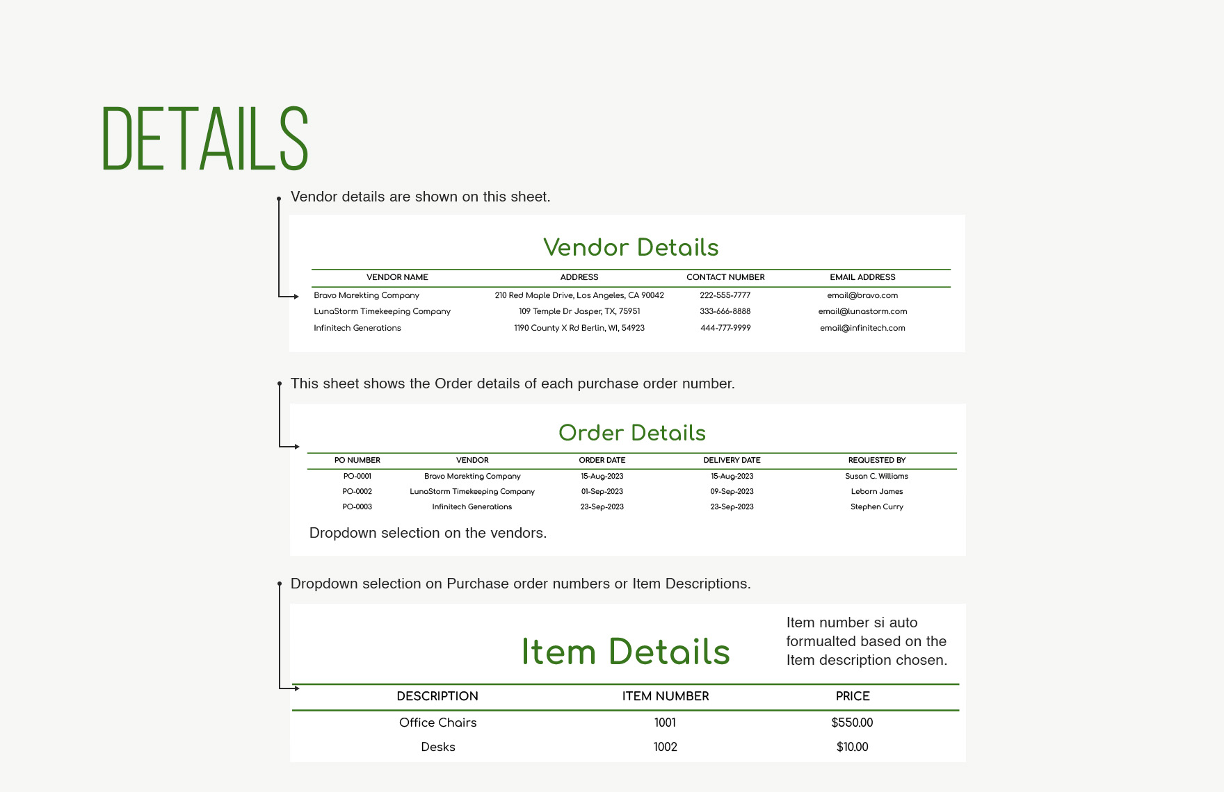Business Purchase Order Template - Download in Excel, Google Sheets ...