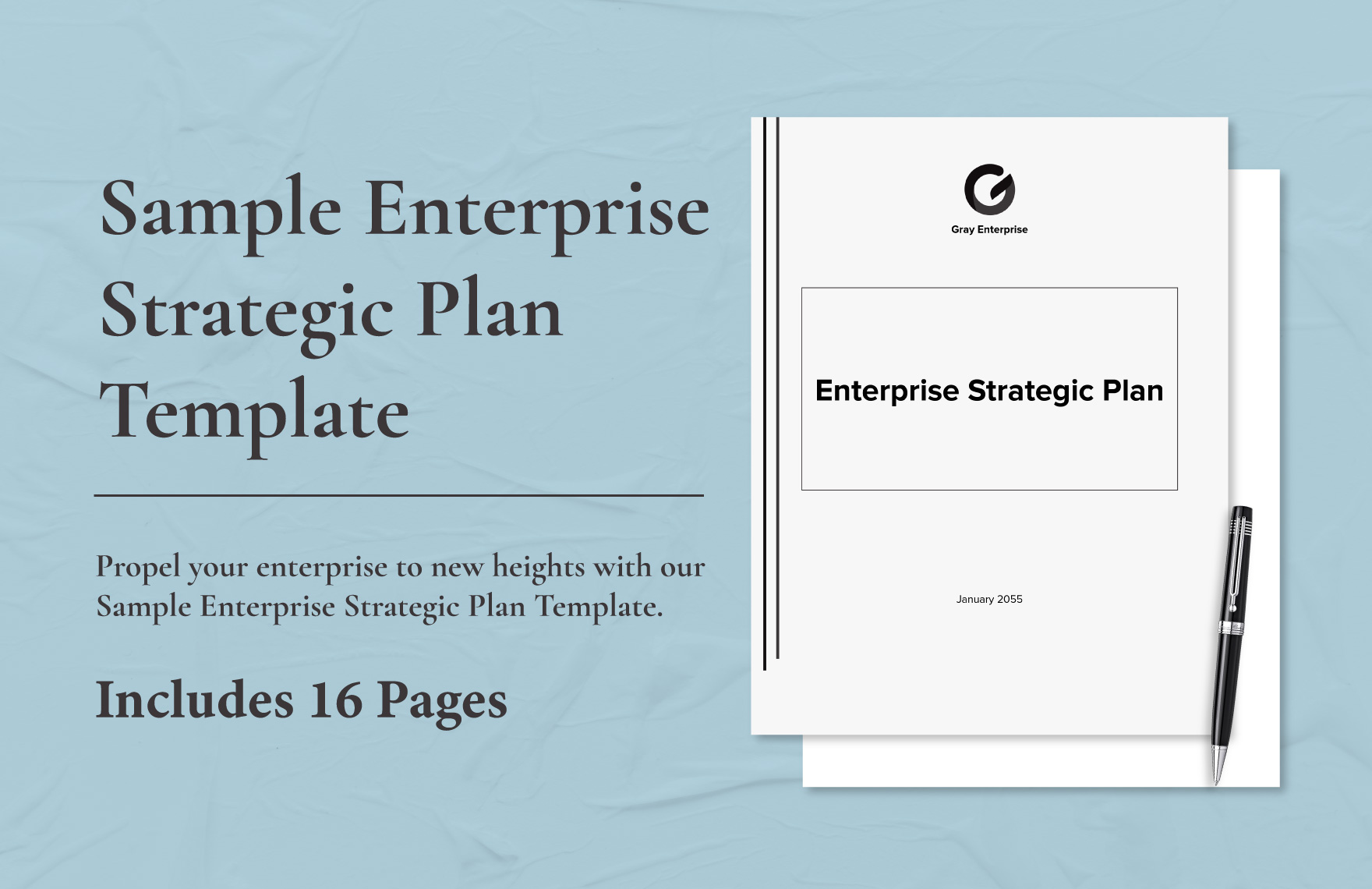 Sample Enterprise Strategic Plan Template Download In Word Google Docs PDF Template