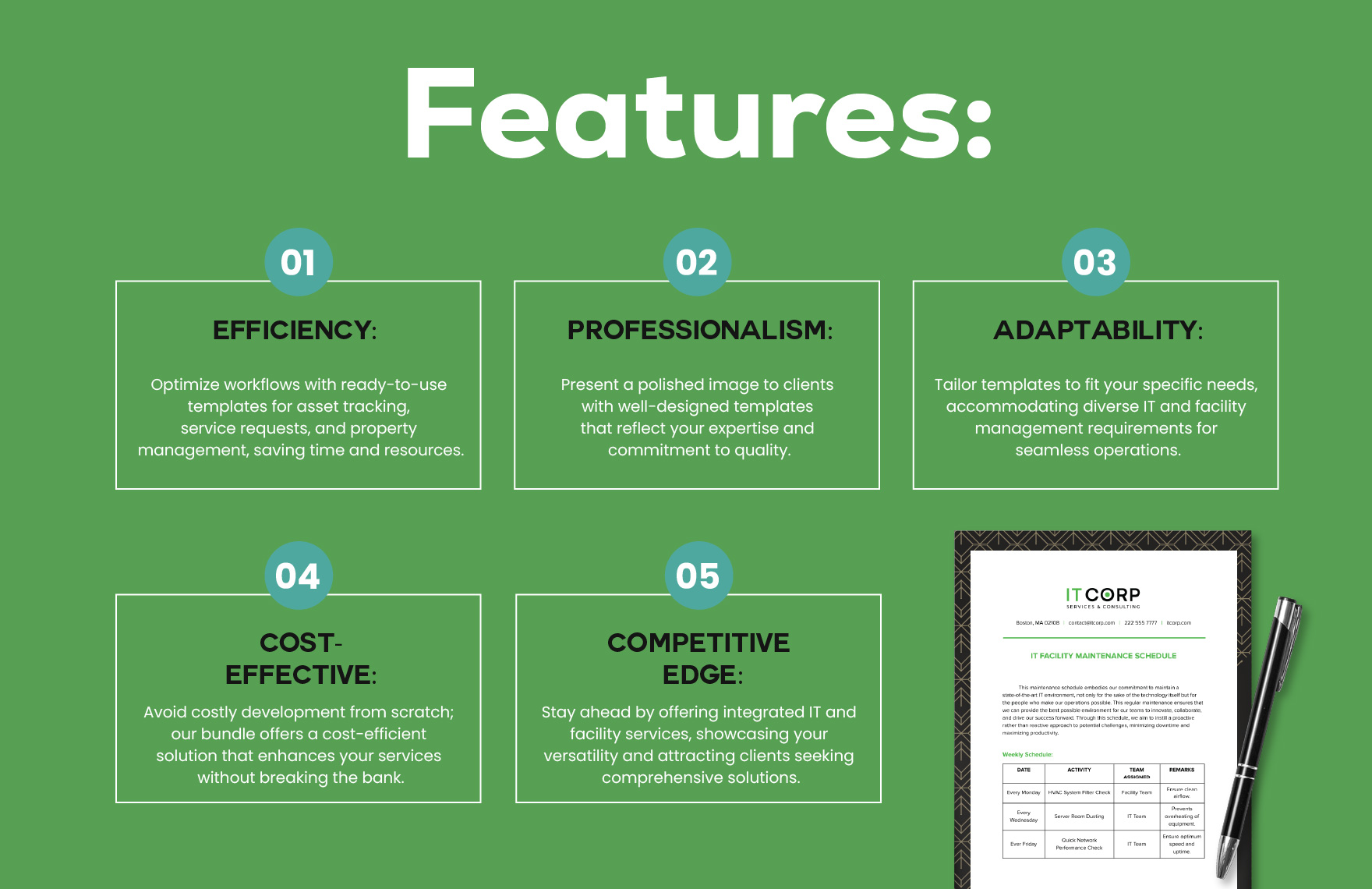 10 IT Services And Consulting Facility And Property Template Bundle 10 IT Services And Consulting Facility And Property Template Bundle