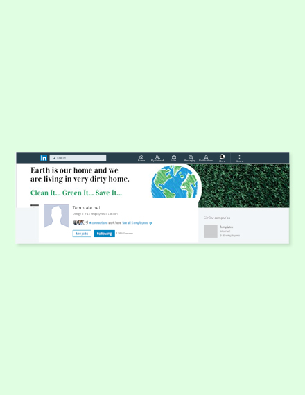 Free Earth Day LinkedIn Post Template - PSD | Template.net