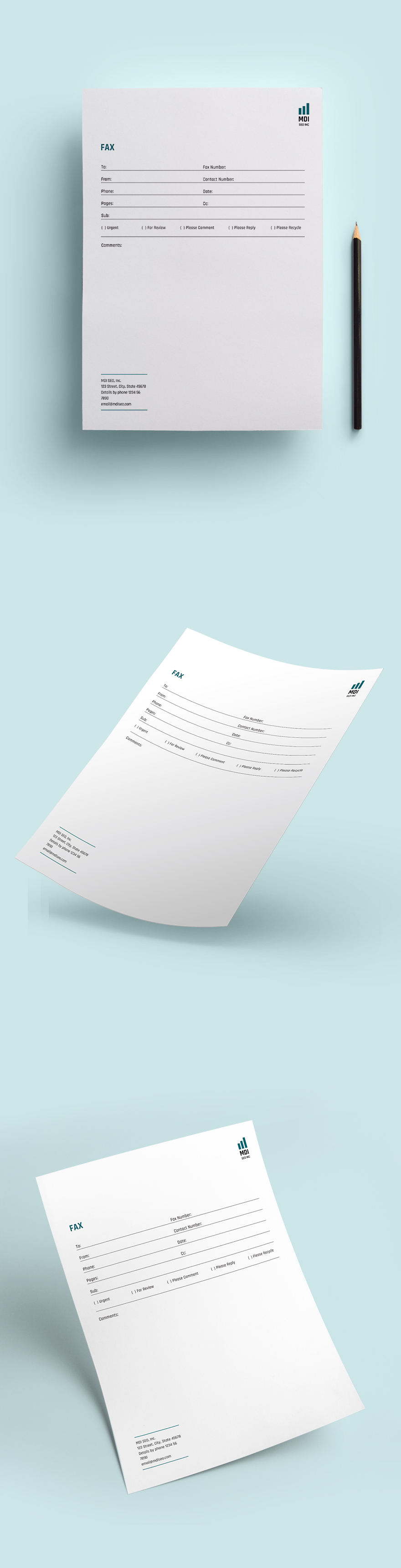 Simple Fax Cover Sheet Template - Word, Apple Pages, PDF | Template.net