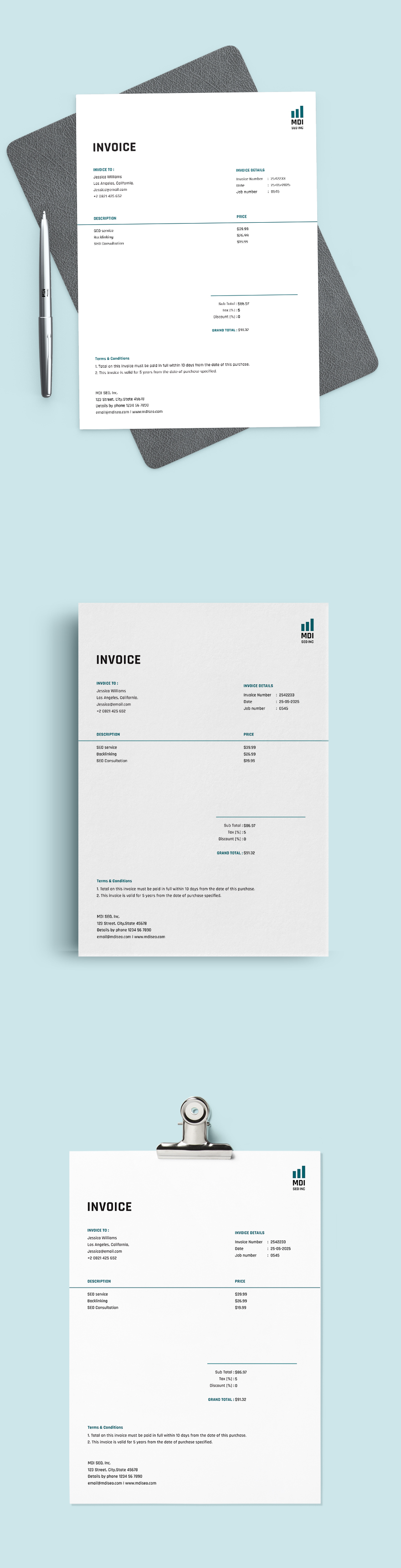 Invoices in Pdf - Templates, Designs, Docs, Free Downloads | Template.net