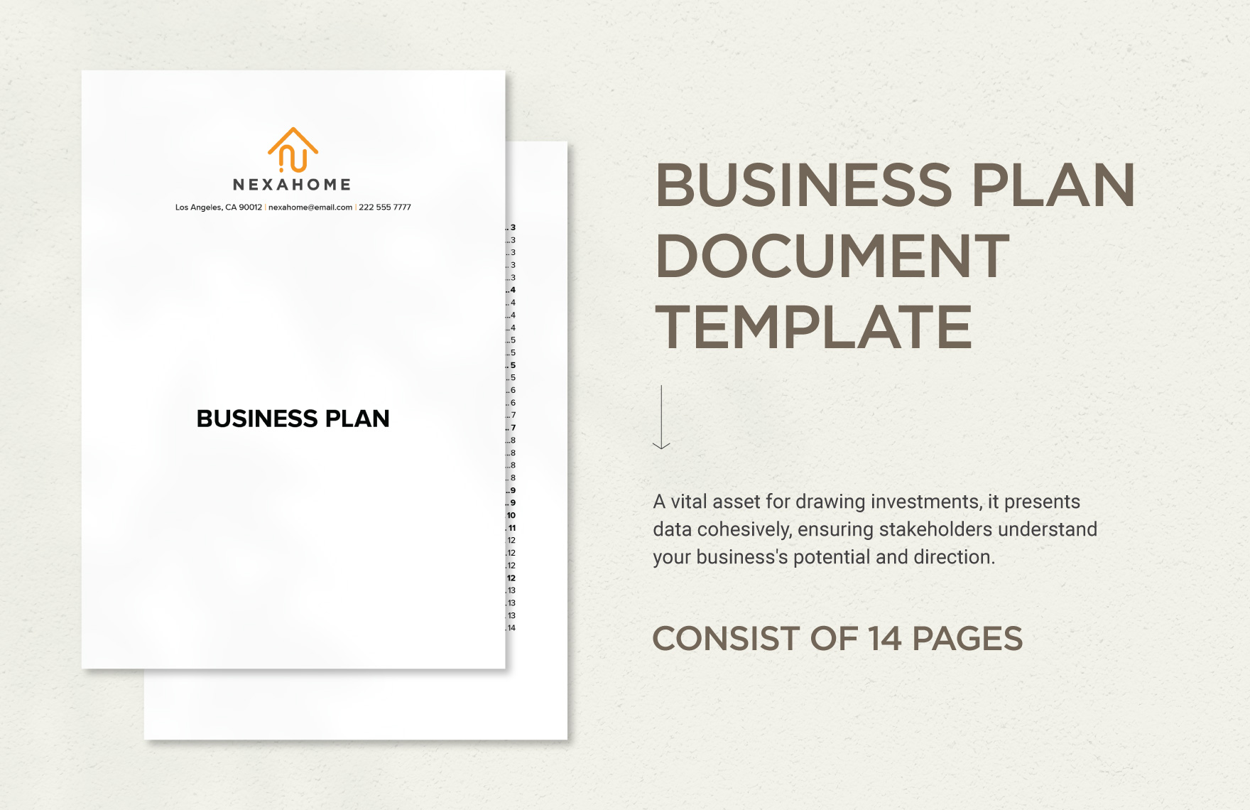 Free Business Plan Document Template Download In Word Google Docs 