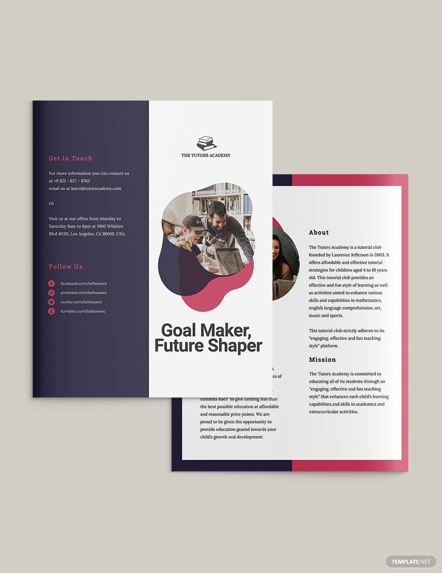 Business Gate Fold Brochure Template Google Docs Illustrator InDesign Word Apple Pages 