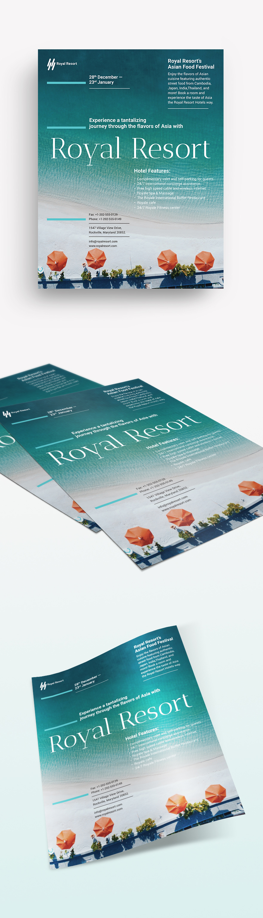 Free Ski Resort Flyer Template - Google Docs, Illustrator, Word, Apple ...