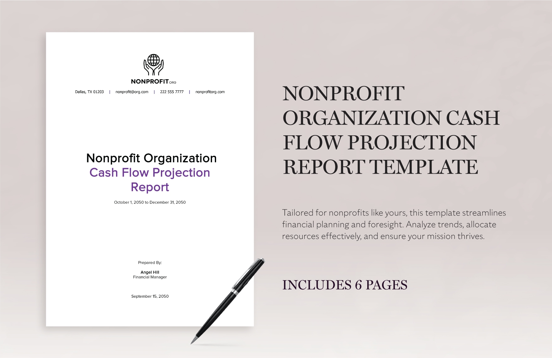 Editable Cash Templates In Word To Download