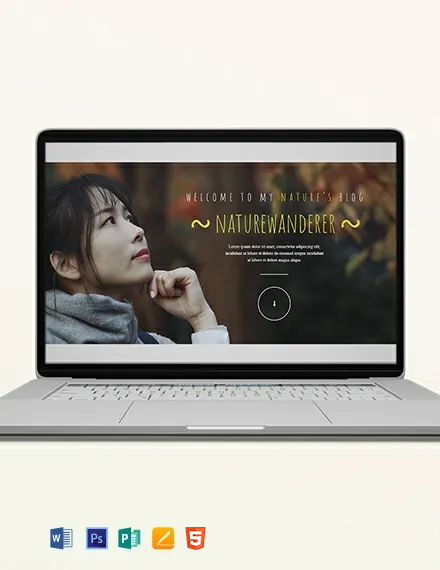 Free Travel Blog Header Template - HTML5, Word, Apple Pages, PSD ...