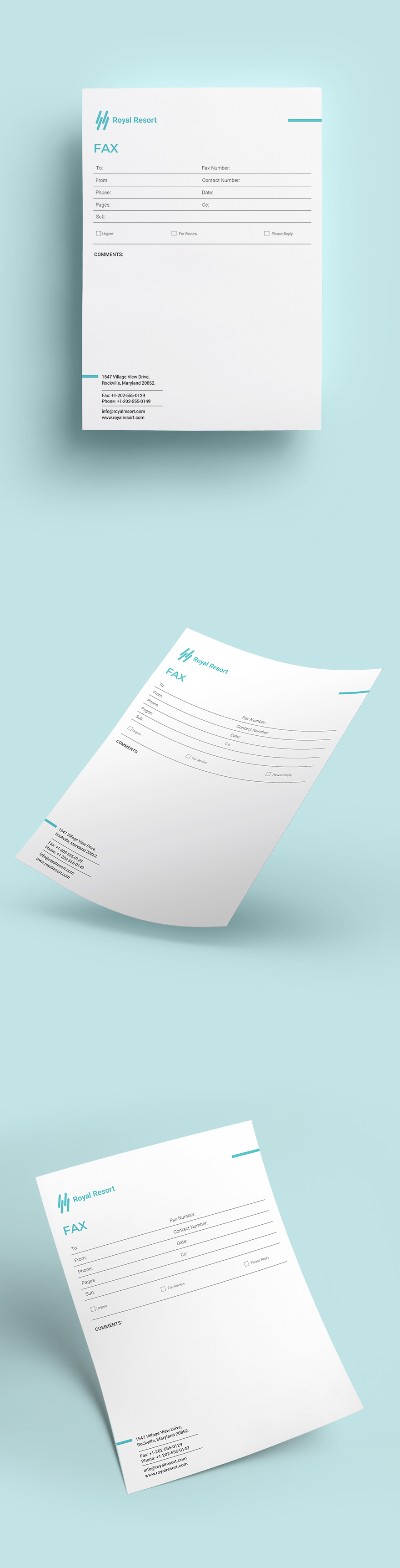Simple Fax Cover Sheet Template - Word, Apple Pages, PDF | Template.net