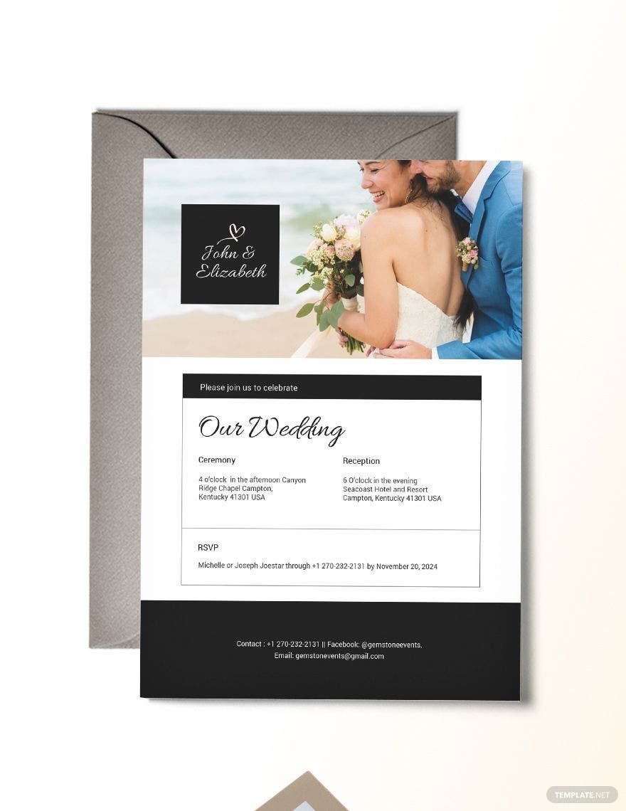 Wedding Invitation Email Template Download In Word Google Docs 