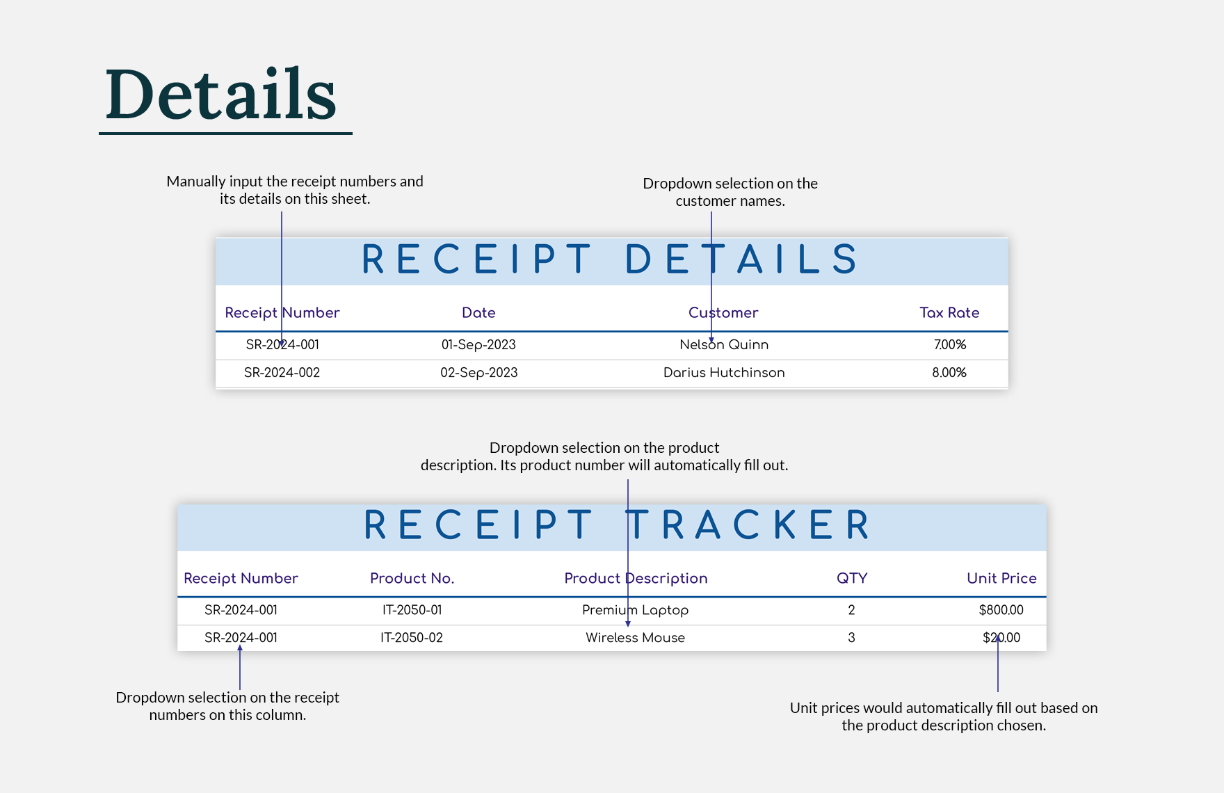 Sales Receipt Template - Download in Excel, Google Sheets | Template.net