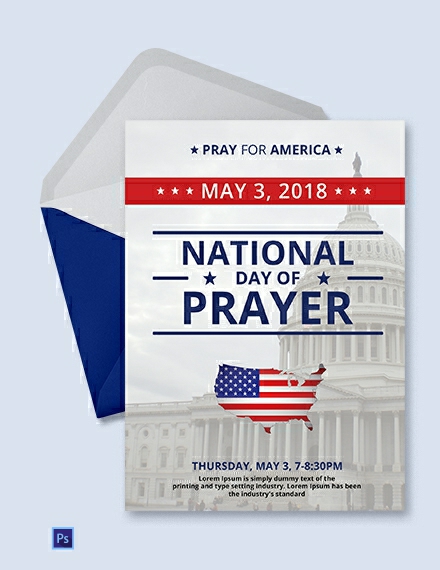 Free National Day of Prayer Invitation Template