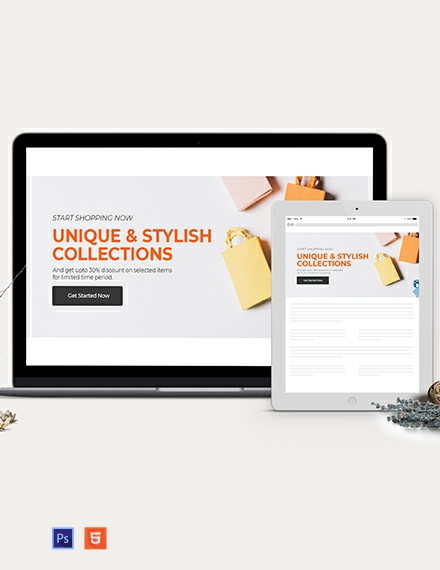 Website Shop Now Pop-up Template - HTML5, PSD | Template.net
