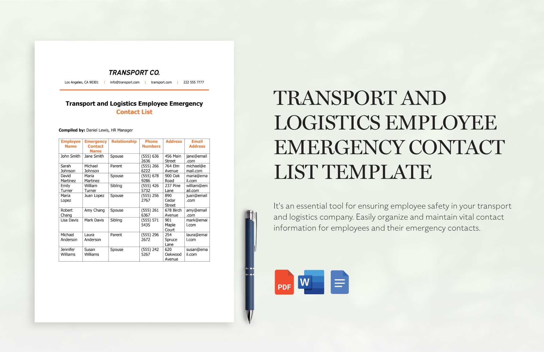Contact List Template In Excel Google Sheets Download Template Contact List Template In Excel Google Sheets Download Template