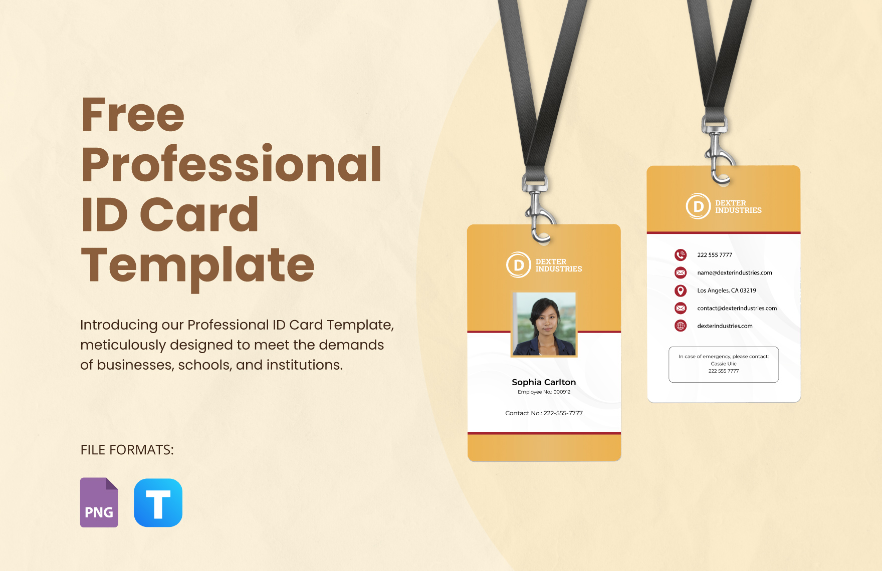 Free Transport ID Card Template - Download in Word, Illustrator, PSD ...