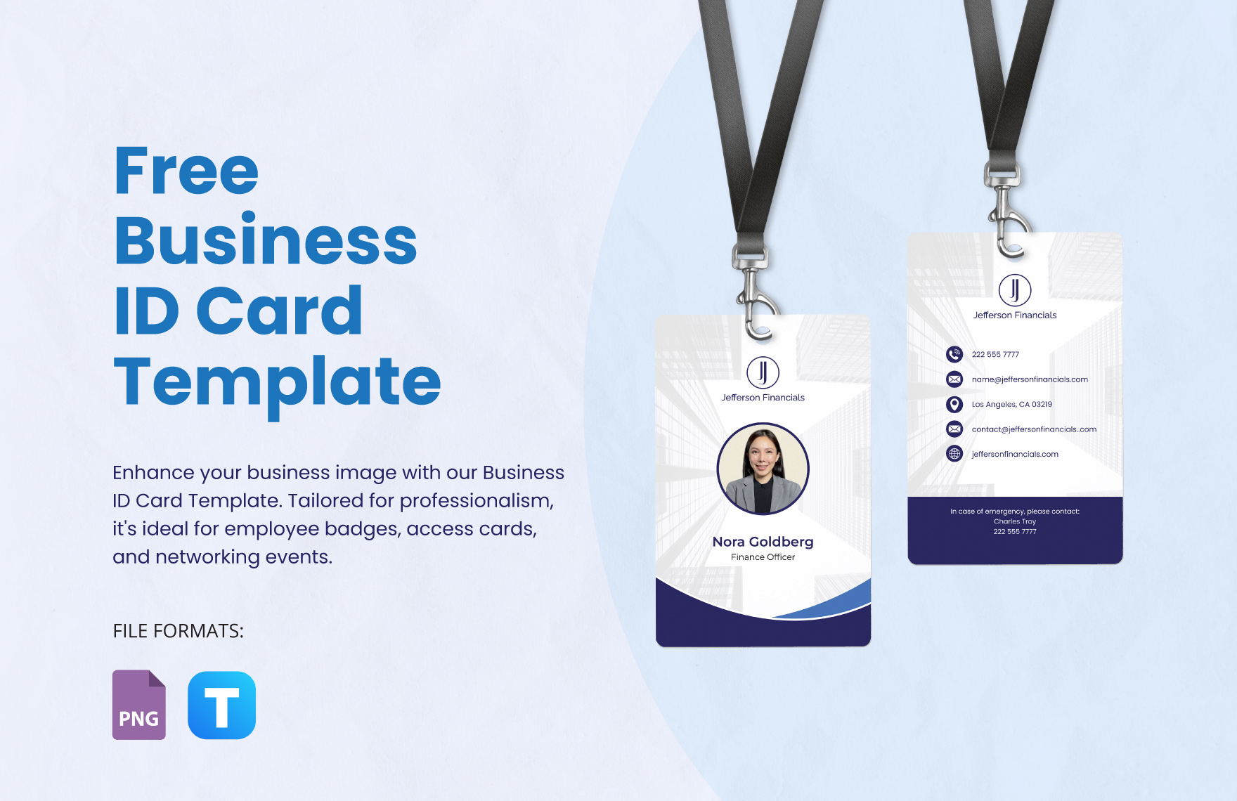 Free Transport ID Card Template - Download in Word, Illustrator, PSD ...