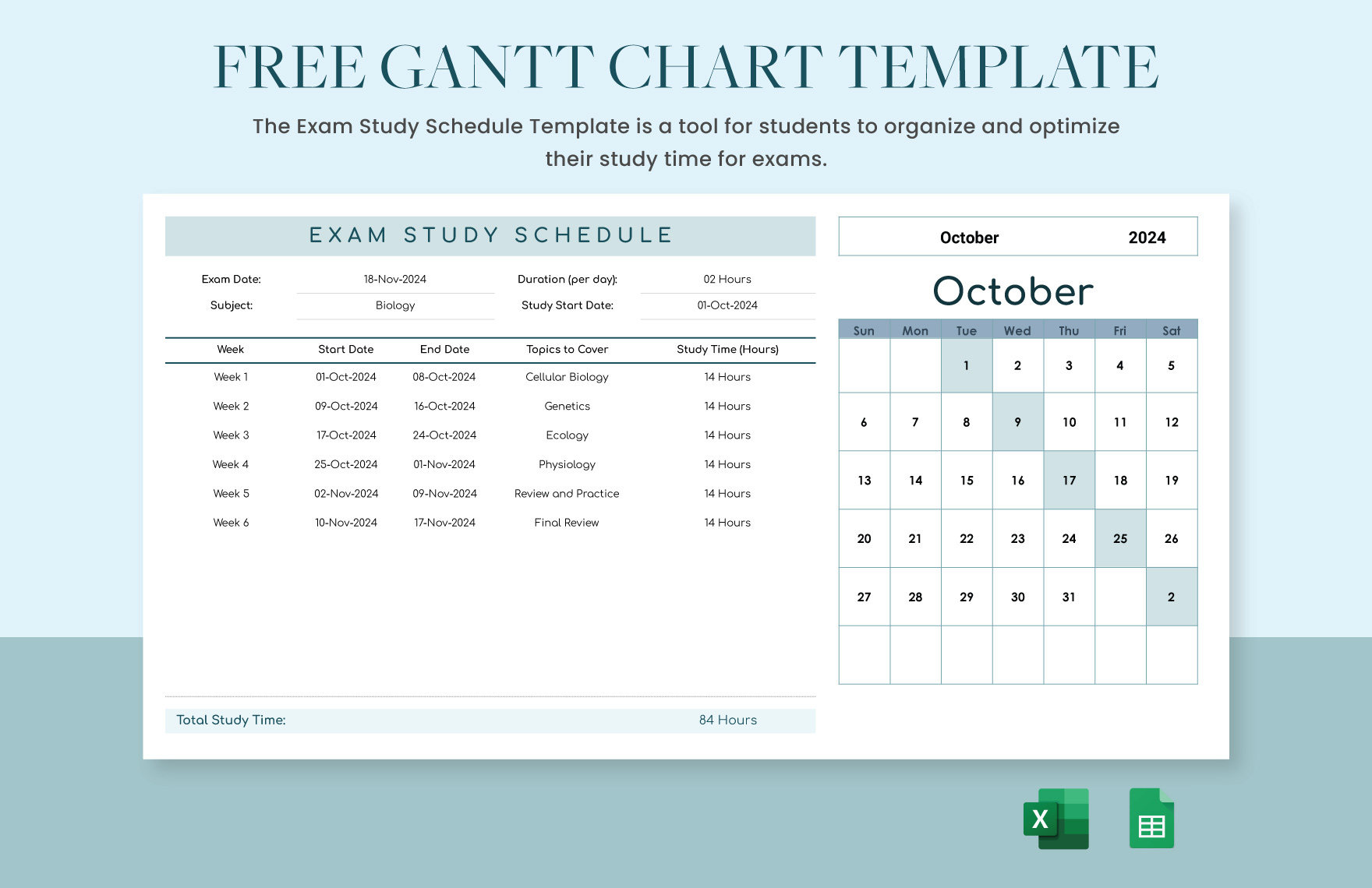 Free Editable Exam Templates In Excel To Download
