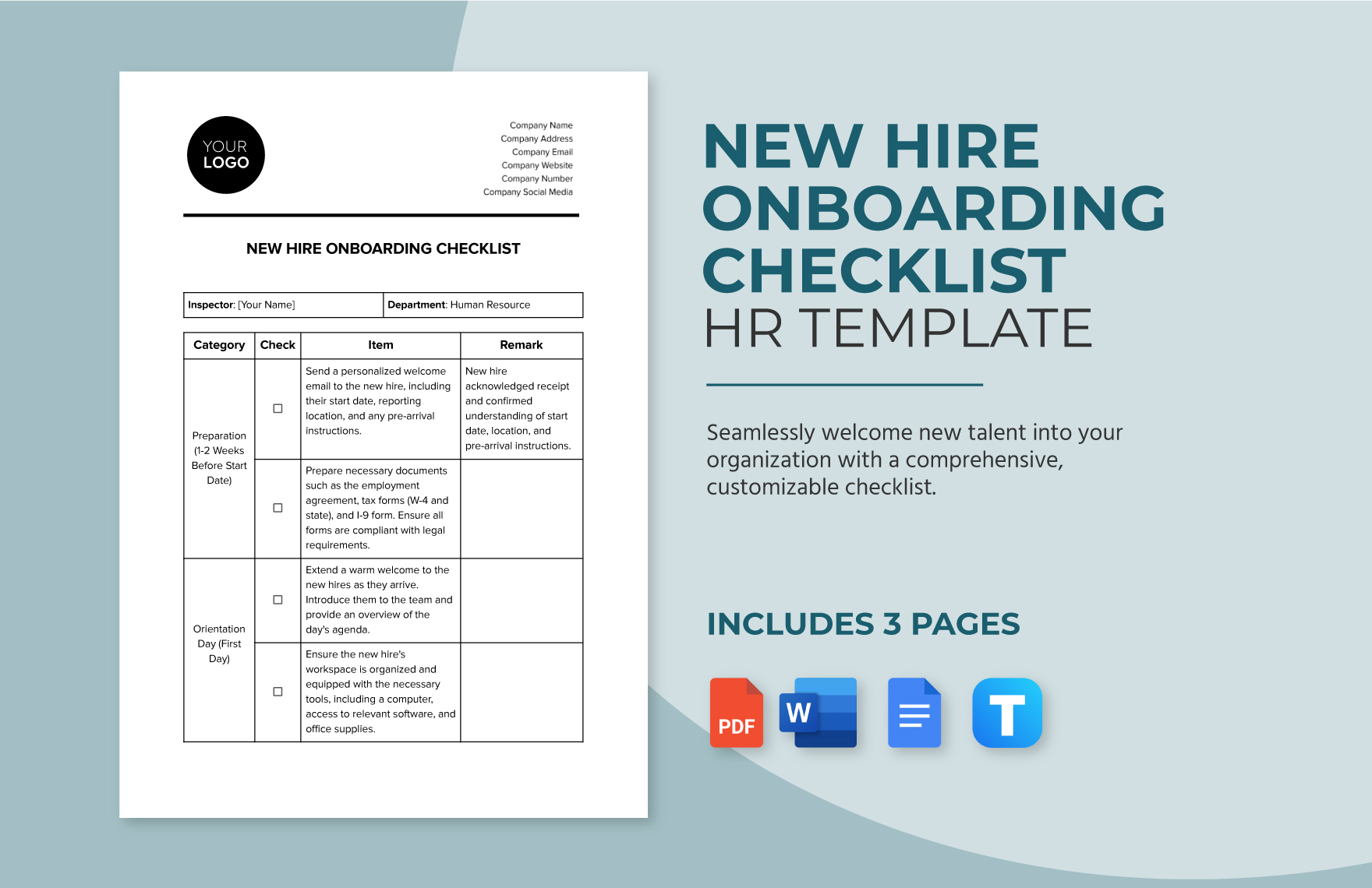 New Home Checklist Template In Excel Google Sheets Download