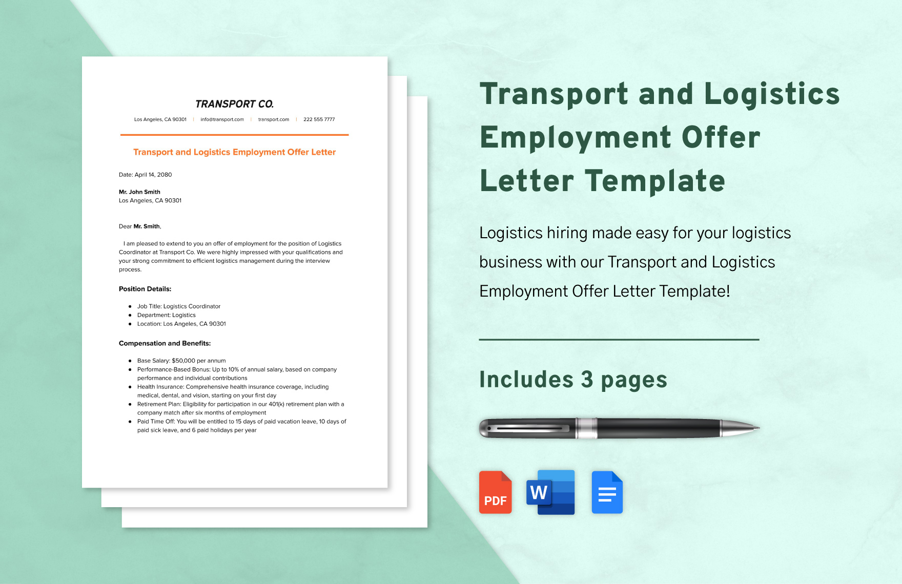 Free Offer Letter For Work From Home - Download in Word, Google Docs ...