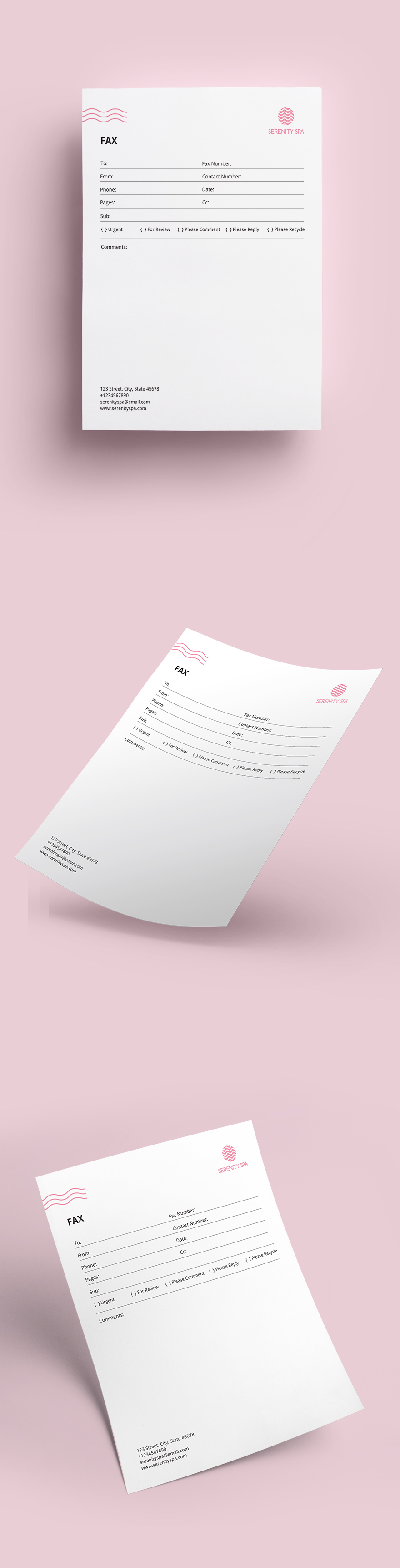 Simple Fax Cover Sheet Template - Word, Apple Pages, PDF | Template.net