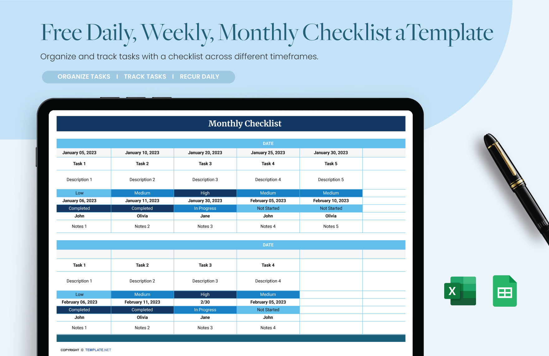 Free Final Semester Checklist Template Download In Word Google Docs free-final-semester-checklist-template-download-in-word-google-docs