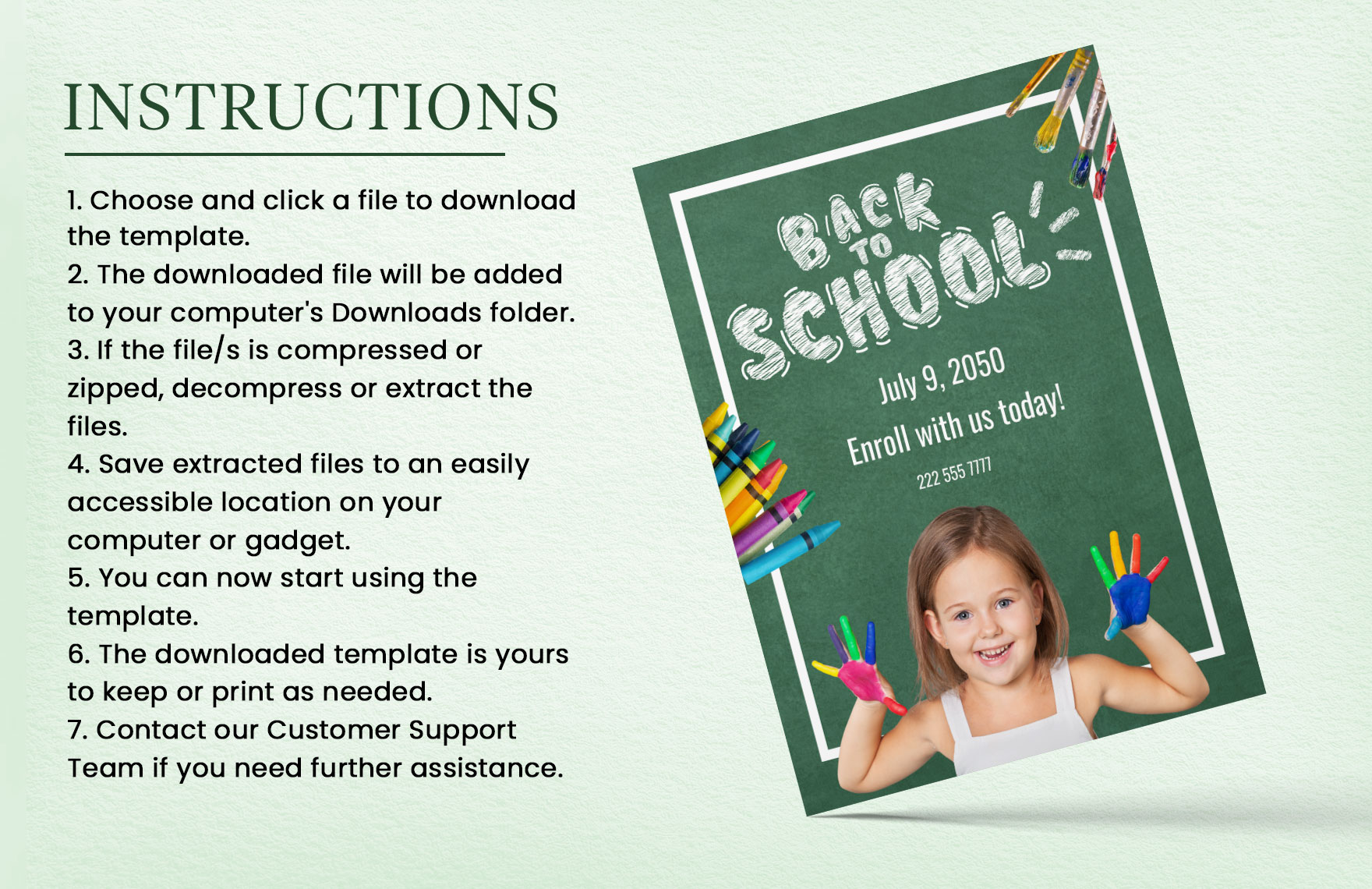 Free School Flyer Template - Download in PNG | Template.net