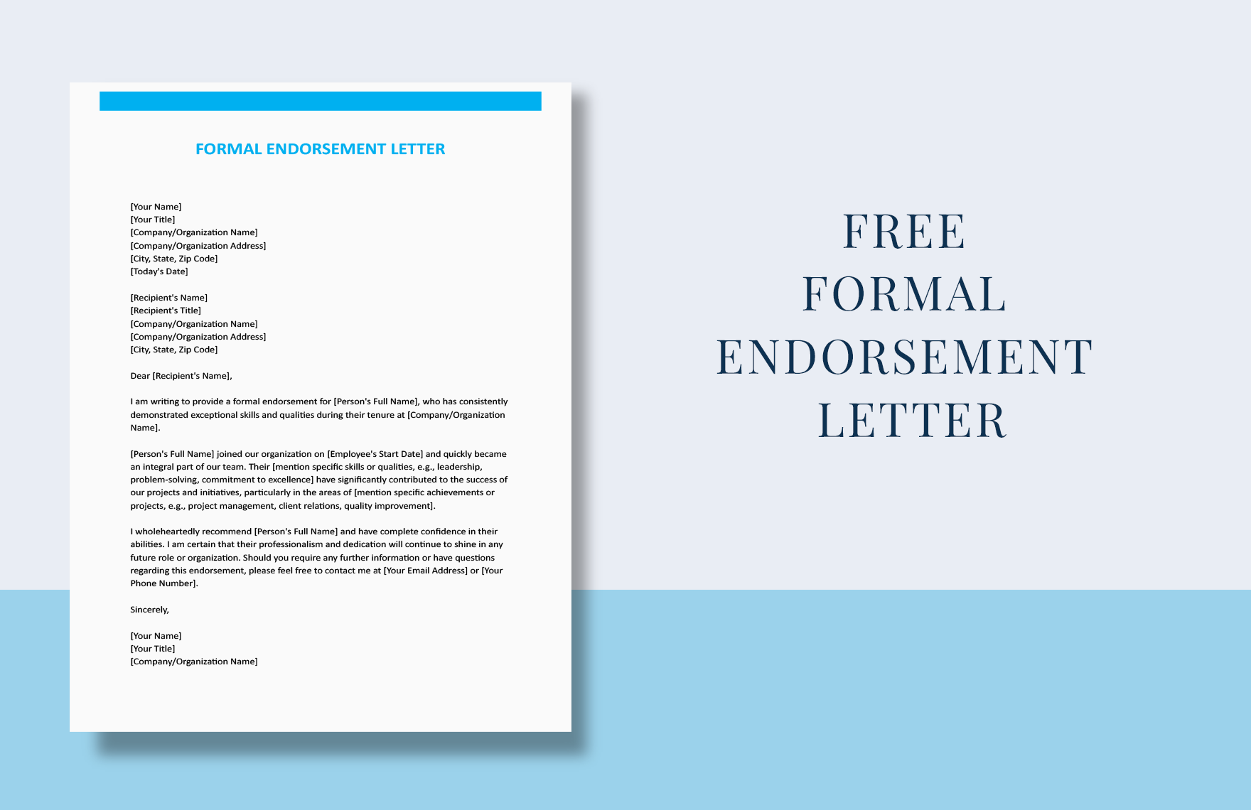 Endorsement Letter Format Public Health Applications Master Of Public