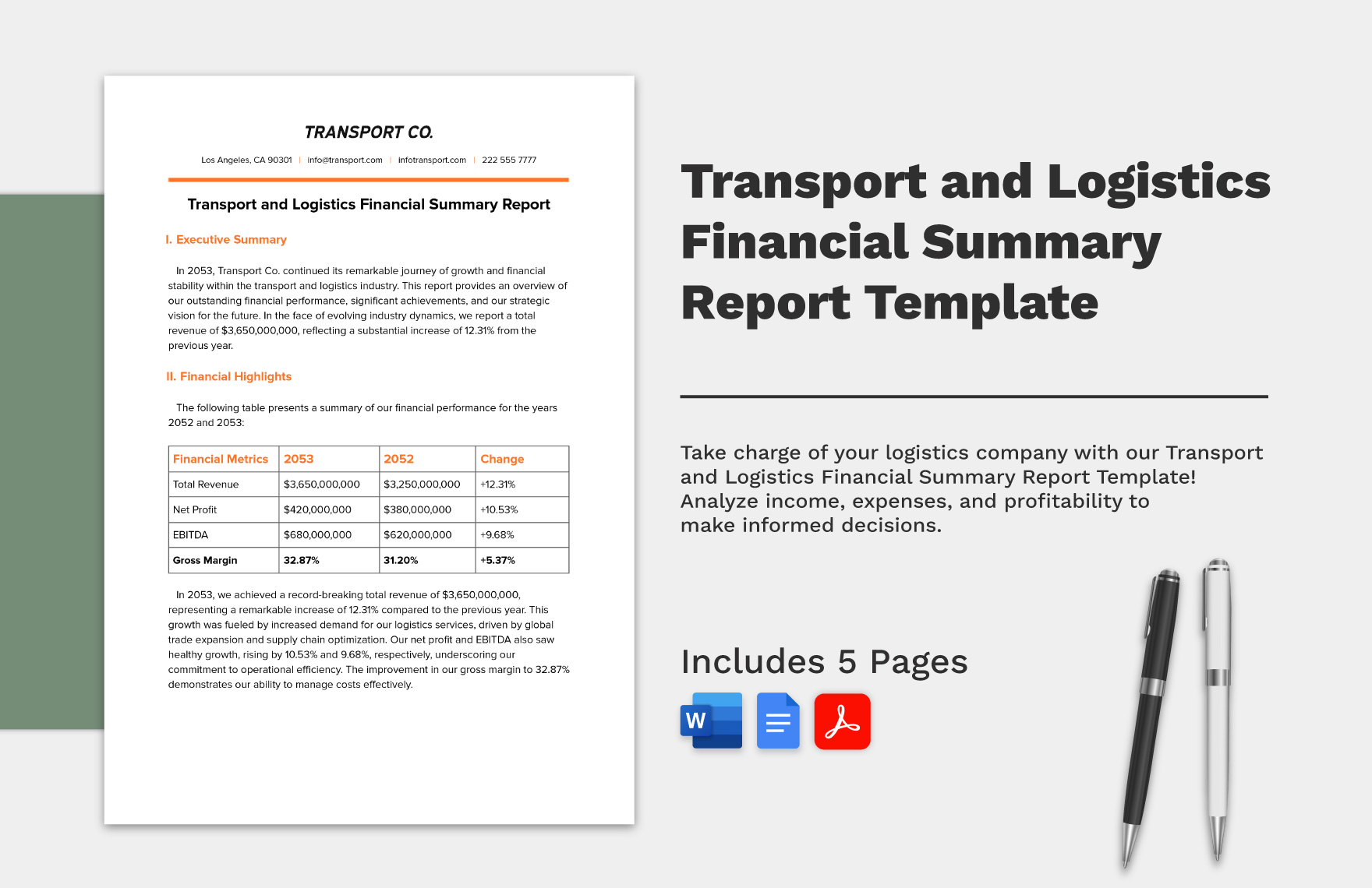 Free Editable Report Templates In PowerPoint To Download Free Editable Report Templates In PowerPoint To Download