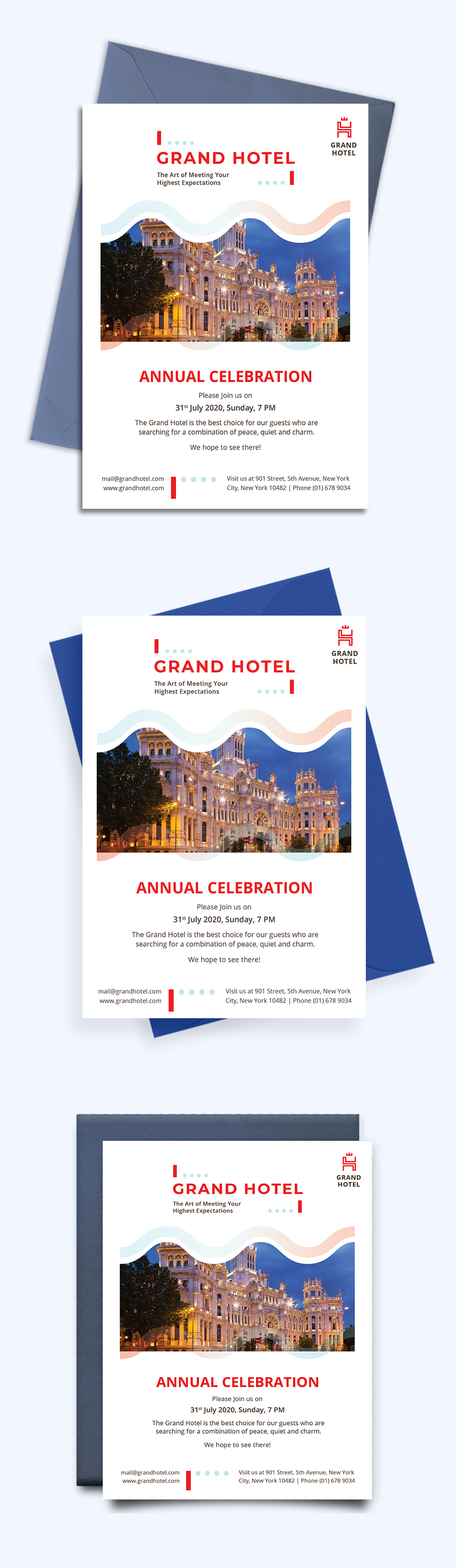 Grand Opening Invitation Card Template - Illustrator, Word, Apple Pages ...