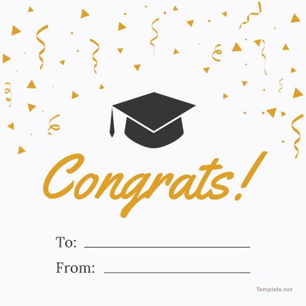 Free Graduation Gift label Template in Adobe Photoshop, Adobe ...