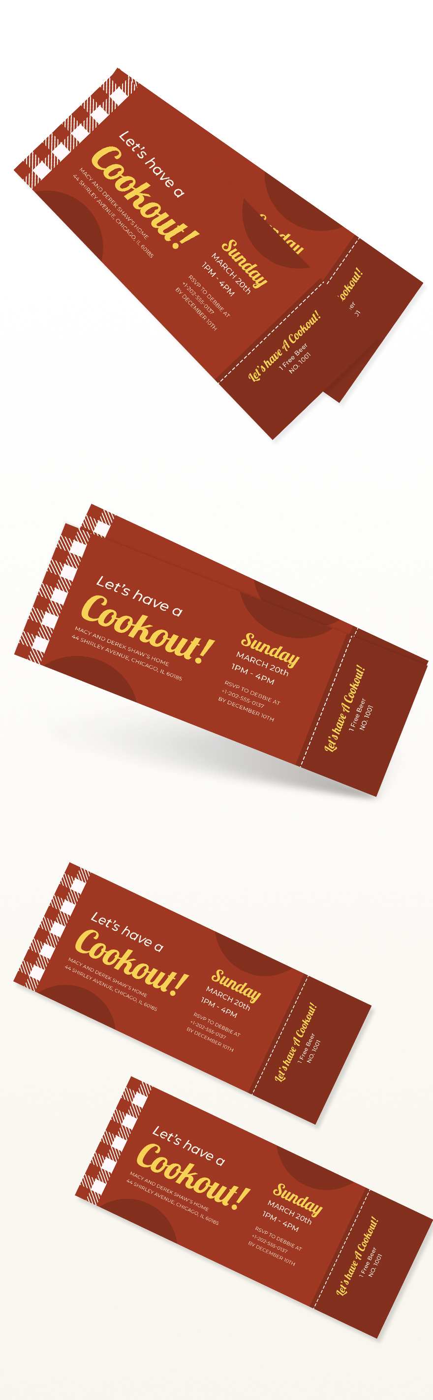 Special Party Ticket Template - PSD | Template.net