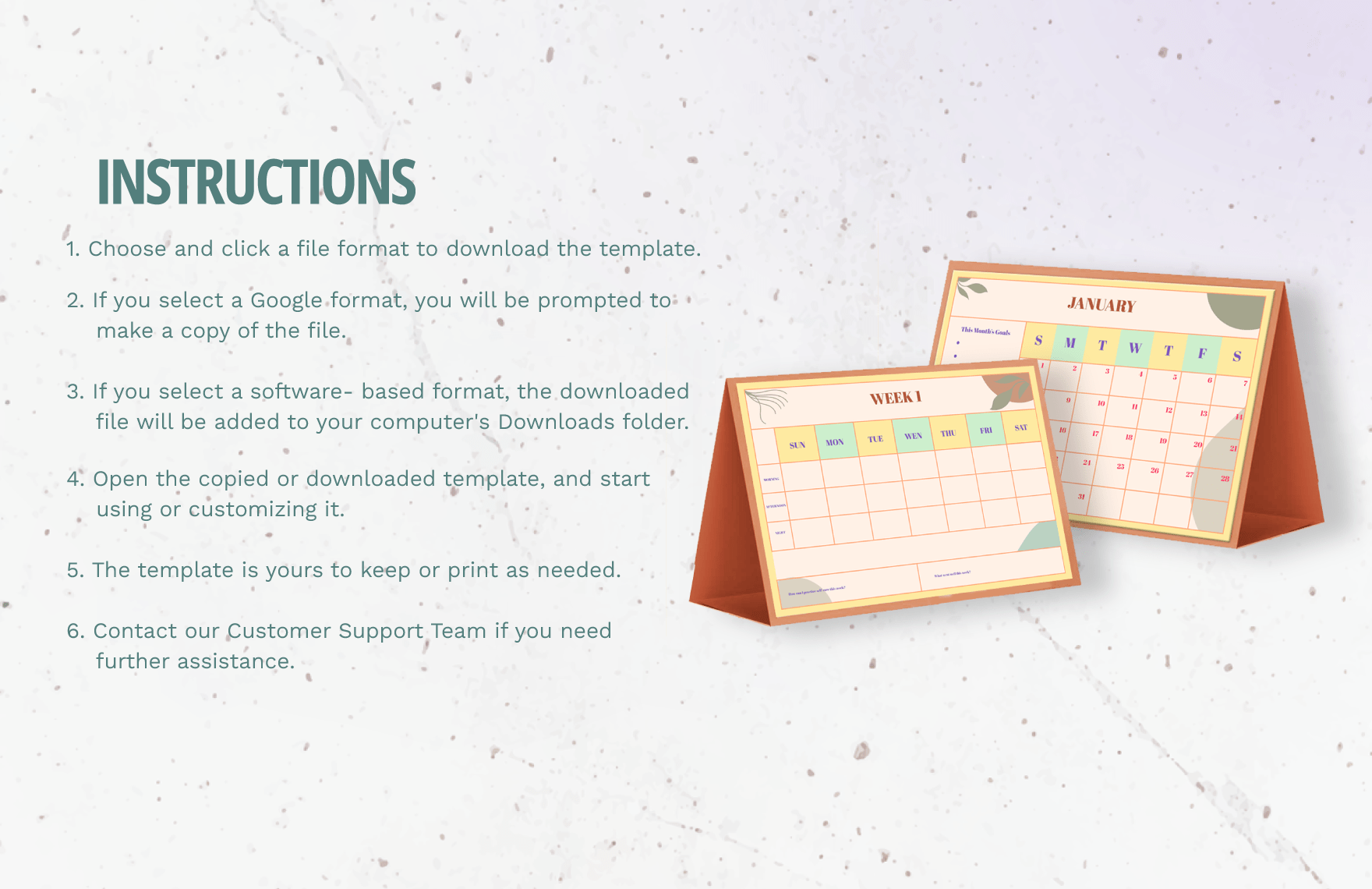 Free Aesthetic Planner Template - Download in Word, Illustrator, PSD ...