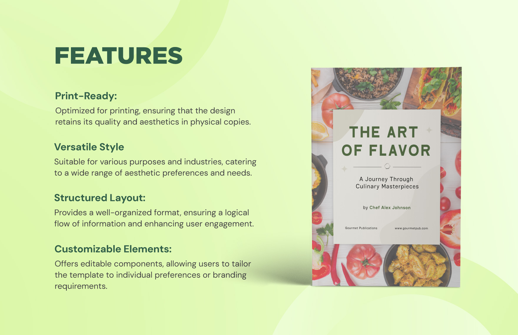 Free Aesthetic Cookbook Template - Download in Word | Template.net