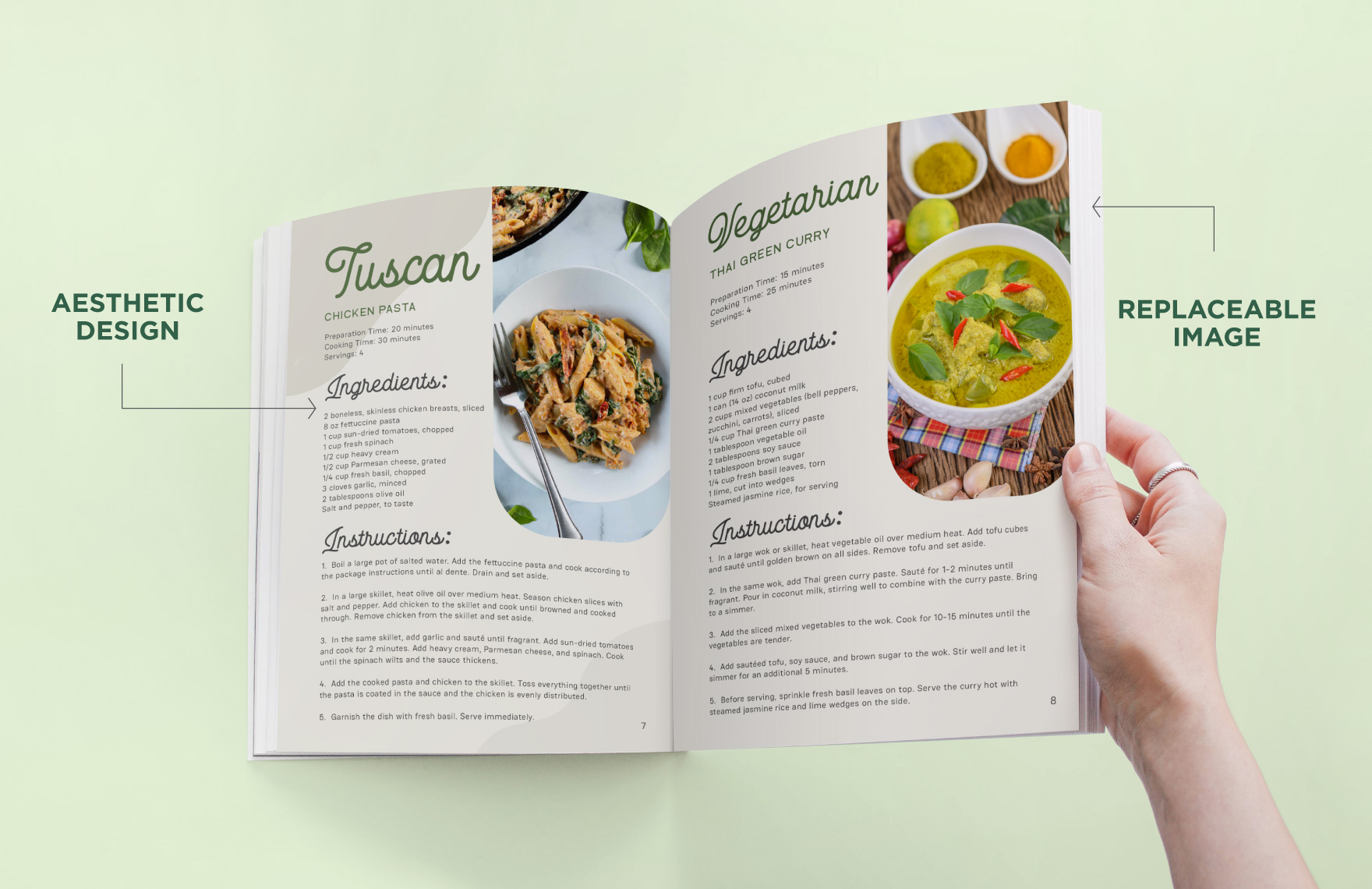 Free Aesthetic Cookbook Template - Download in Word | Template.net