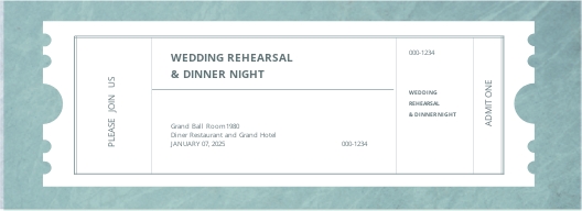 22+ FREE Dinner Ticket Templates [Customize & Download] | Template.net