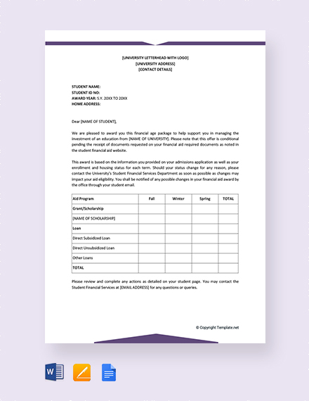 FREE Letter Template of Recommendation for Award - PDF | Word | Google ...