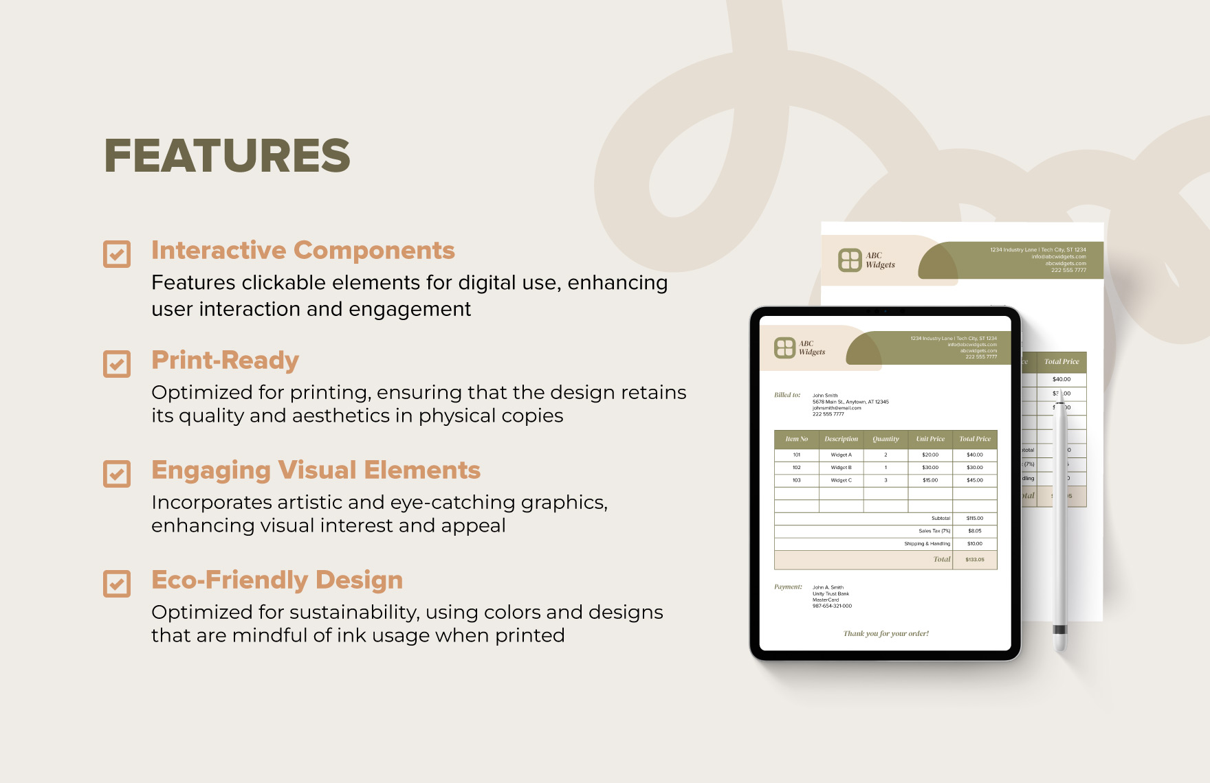 Free Aesthetic Order Form Template - Download in Word | Template.net