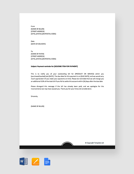 FREE Rent Payment Acknowledgment Letter Template: Download 1440 ...