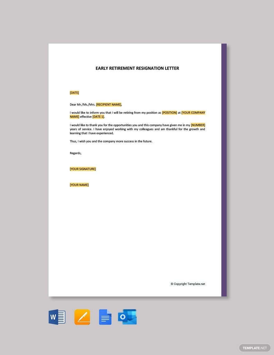 Retirement Letter Templates 17 Docs Free Downloads Template