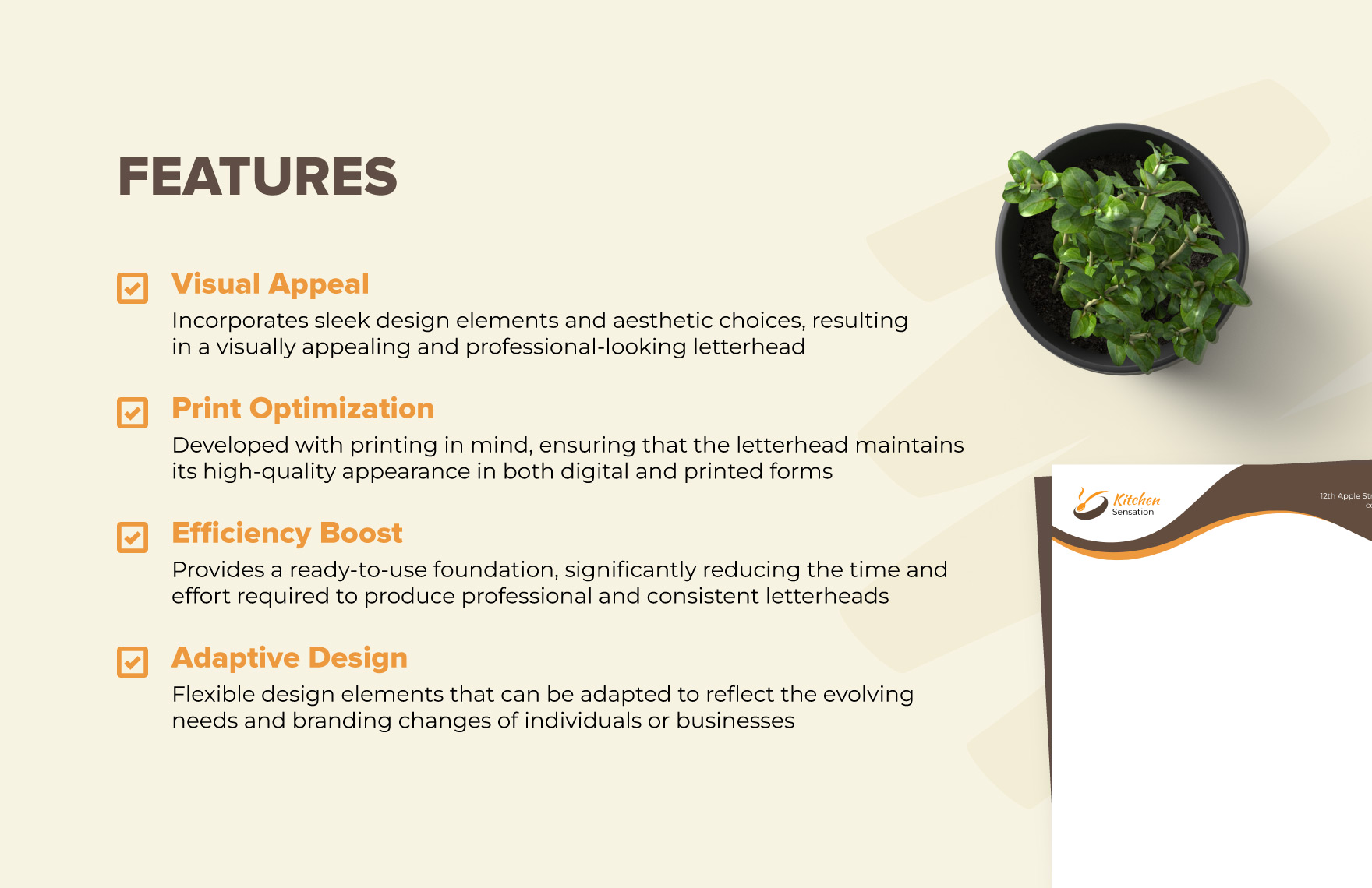 Free Restaurant Letterhead Template - Download in Word | Template.net