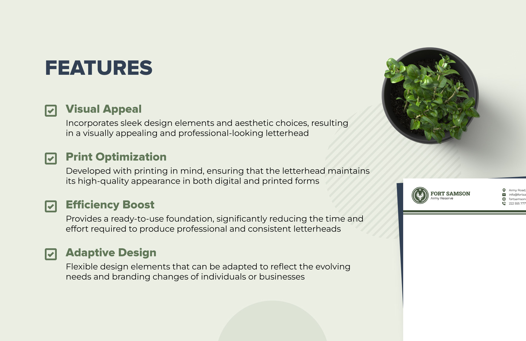 Free Army Letterhead Template - Download in Word | Template.net