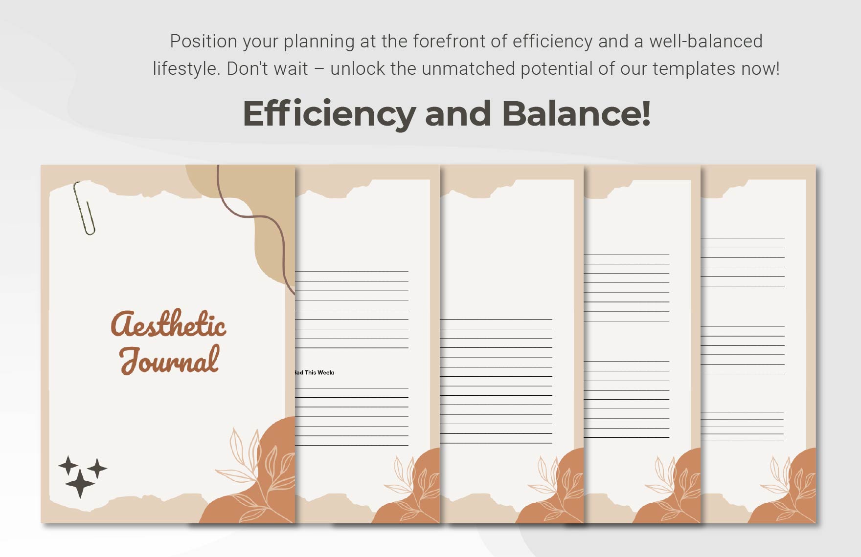 Free Aesthetic Journal Template - Download in Word, Google Docs, PDF ...