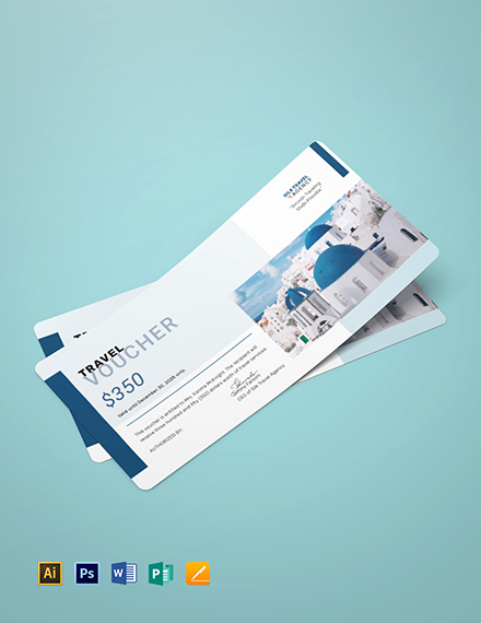 15+ Travel Voucher Templates - PSD, MS Word, Publisher, Illustrator ...