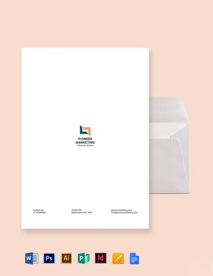 Modern Hotel Envelope Template - PSD | Illustrator