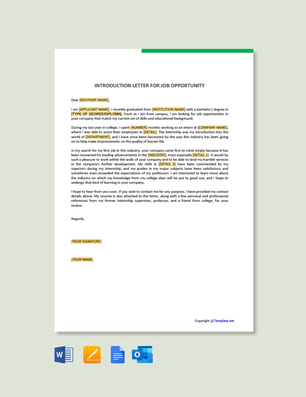 Construction Company Introduction Letter Template - Google Docs, Word ...