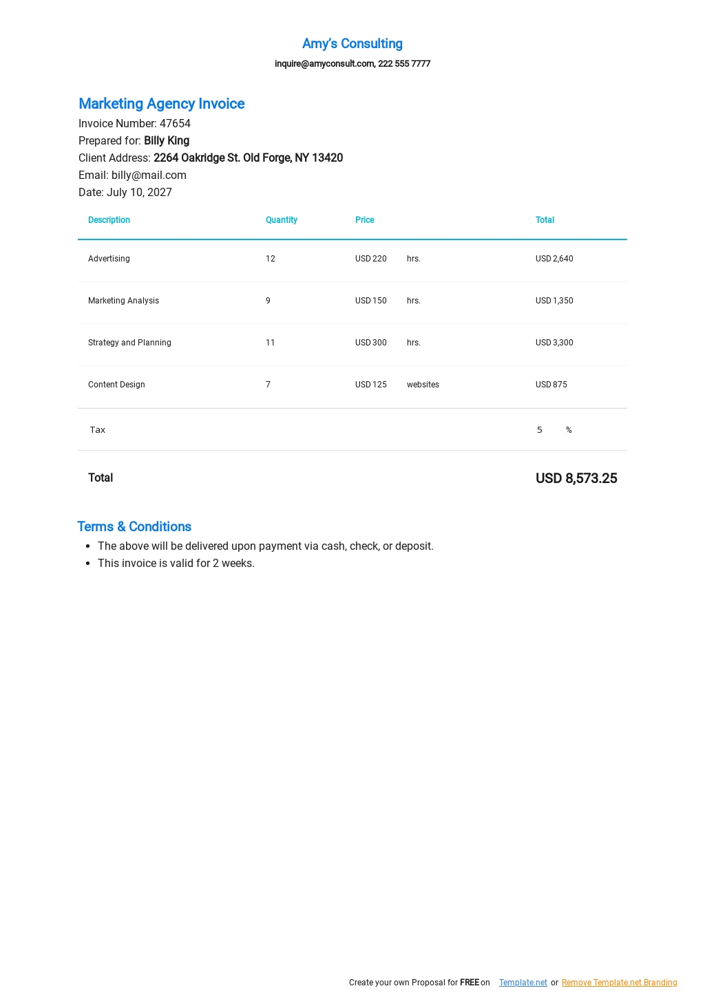Insurance Agency Invoice Template In Google Sheets Excel Word 