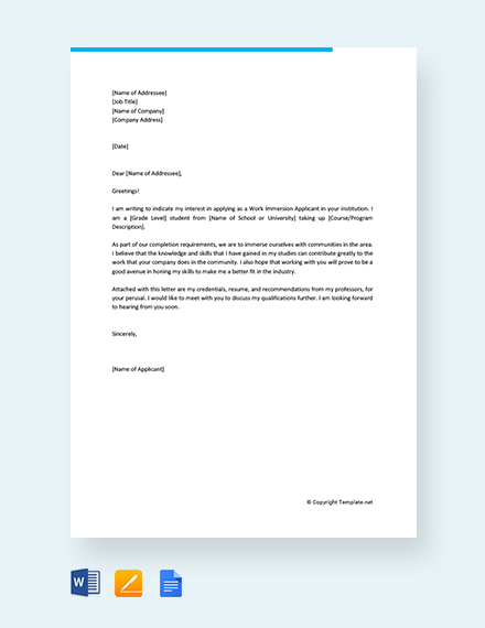 102 FREE Application Letter Templates PDF Word Google Docs 