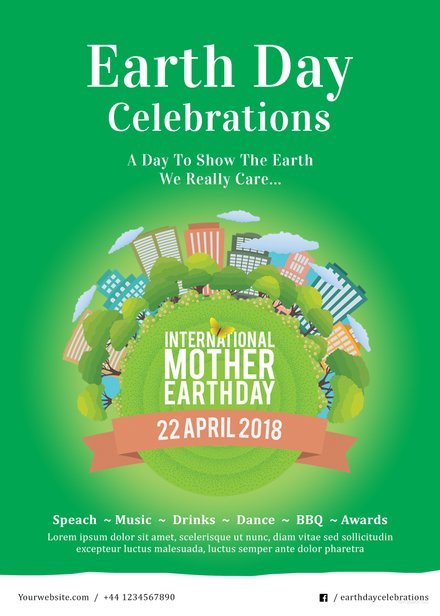 Free International Earth Day Invitation Template: Download 344 ...