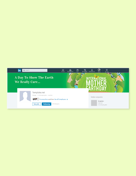 Free Earth Day LinkedIn Post Template - PSD | Template.net