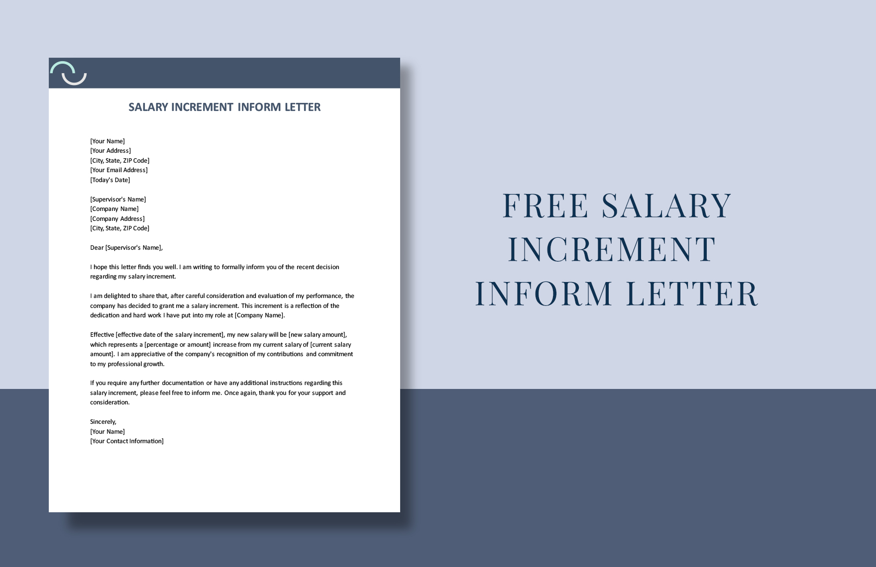 Salary Increment Re Letter To Employer Format In Word Infoupdate