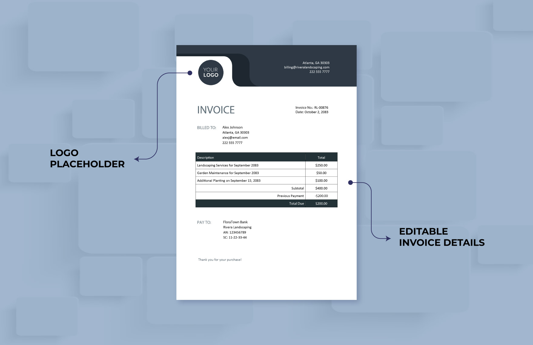 Free Payment Invoice Template - Download in Word | Template.net